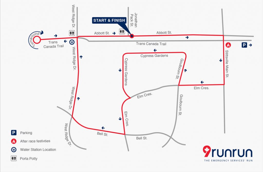 List of road closures for 9RUNRUN on Saturday, October 15 - Stittsville ...