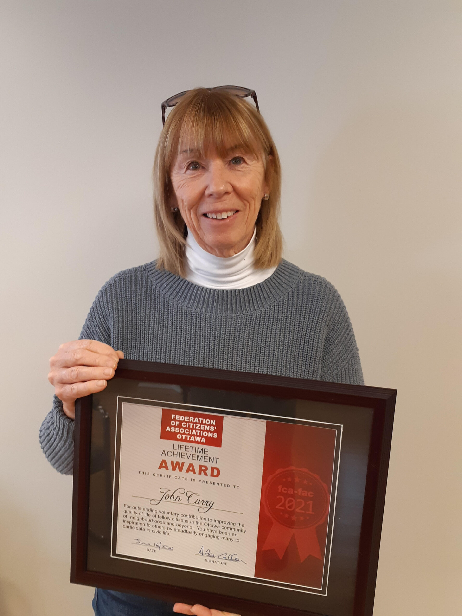 John Curry receives Lifetime Achievement Award posthumously from the ...