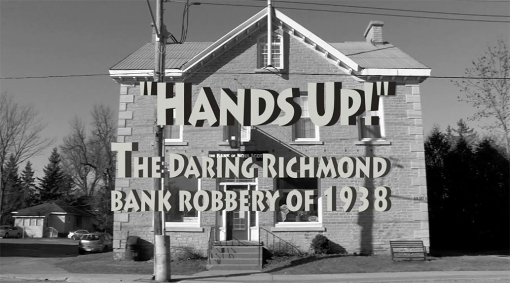 WATCH: HANDS UP! Short film about the 1938 Richmond Bank Robbery ...